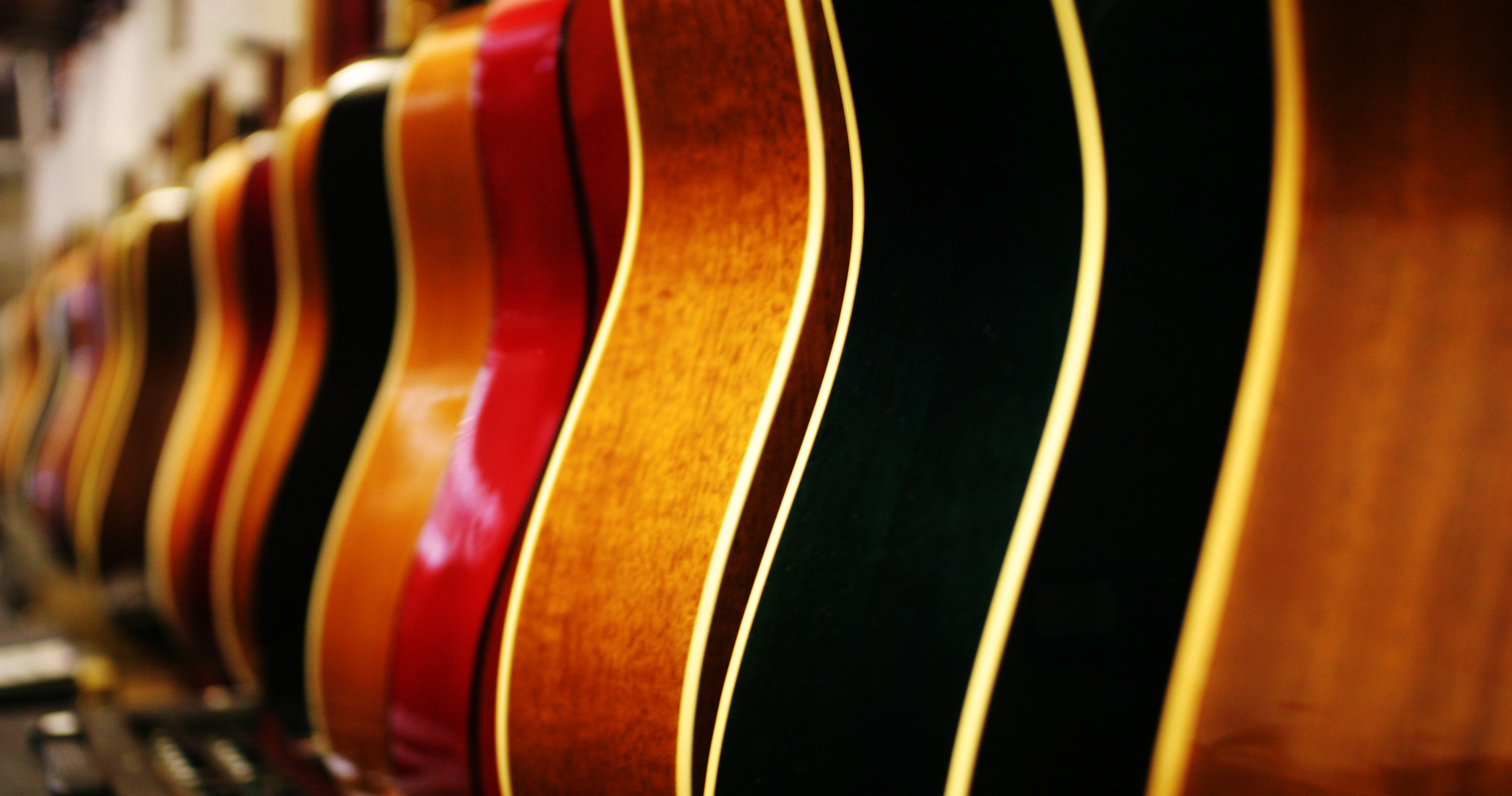 Guitars on Rack – Middle Age Rocker